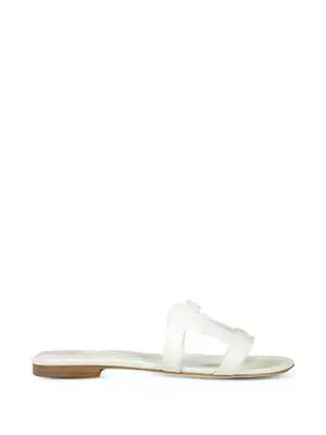 Manolo Blahnik Cut-out Flat Sandals