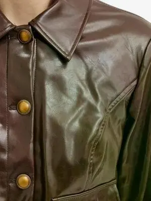 Guess Buttoned Pocket Jacket - Brown