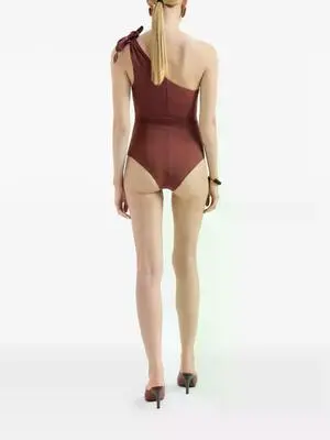 Brunello Cucinelli Knot Detail One-piece Swimsuit - Brown