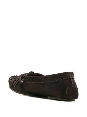 Paris Texas Indiana Fringed Loafers - Brown