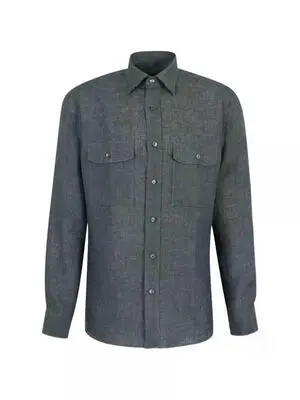 Brioni Chest-pocket Button Shirt