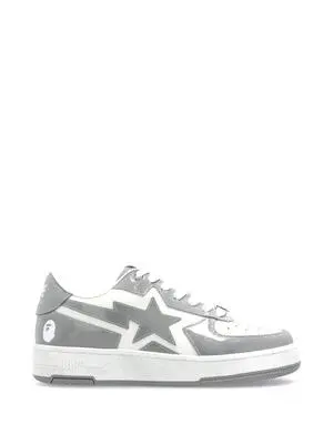 A BATHING APE Star Panelled Sneakers - White