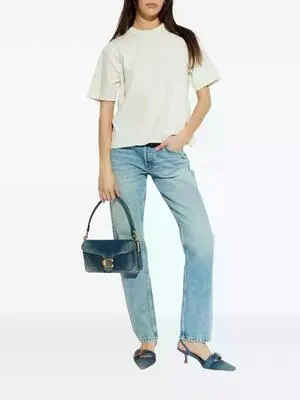 RE/DONE Buttoned Straight Leg Jeans