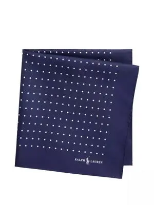 Polo Ralph Lauren Polka-dot Silk Bandanna - Blue