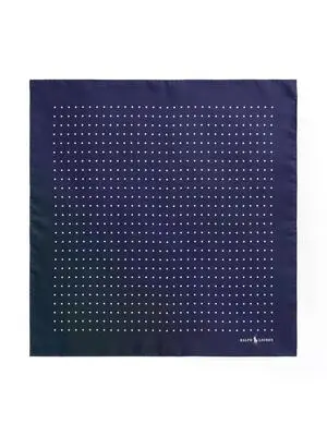 Polo Ralph Lauren Polka-dot Silk Bandanna - Blue