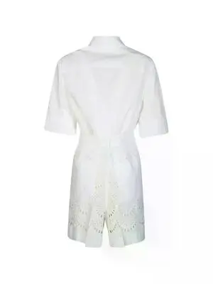 P.a.r.o.s.h Belted Eyelet Playsuit