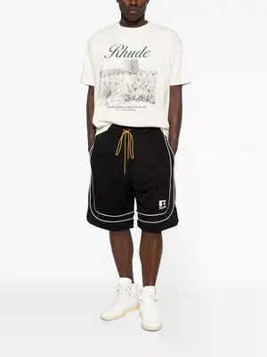 Rhude Striped Trim Shorts