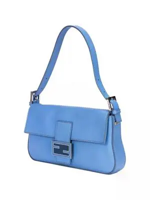 Fendi Leather Baguette Shoulder Bag