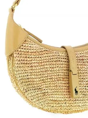 Polo Ralph Lauren Mini Raffia Shoulder Bag