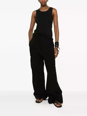 ENTIRE STUDIOS Round-neck Tank - Black