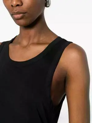 ENTIRE STUDIOS Round-neck Tank - Black