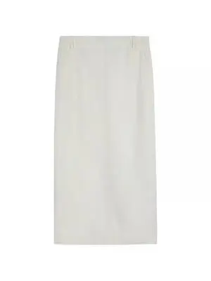 TOD'S Midi Skirt With Back Vent And Pocket