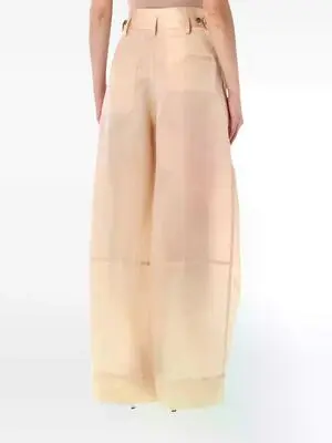 Alberta Ferretti Organza Trousers