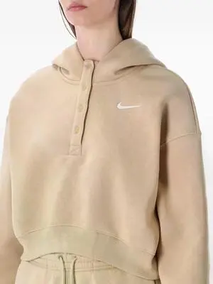 Nike Hooded Half-button Hoodie - Neutrals