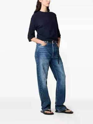 Studio Nicholson Seren Ribbed Top - Blue