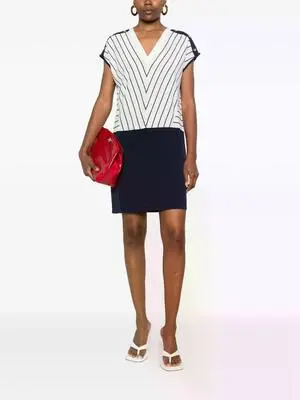 Liu Jo Striped Mini Dress