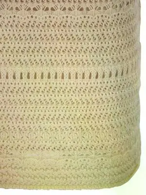 Fabiana Filippi Crochet-pattern Midi Skirt - Neutrals