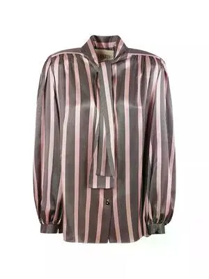 Valentino Garavani Striped Long-sleeve Shirt