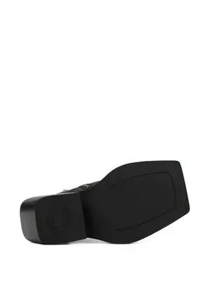 Camper Ankle Boots With Square Toe - Black