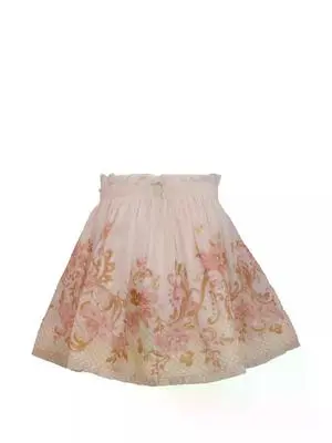 Zimmermann Postcard Flip Mini Skirt
