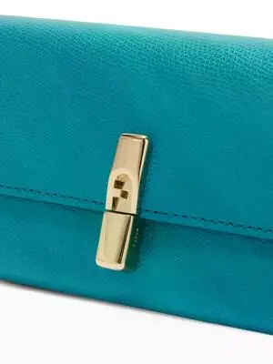 Furla Iride Continental Leather Wallet - Blue