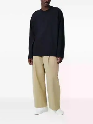Studio Nicholson Sorte Pleated Trousers - Neutrals