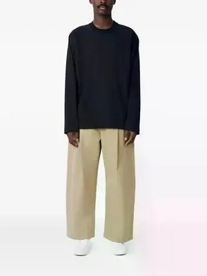 Studio Nicholson Sorte Pleated Trousers - Neutrals