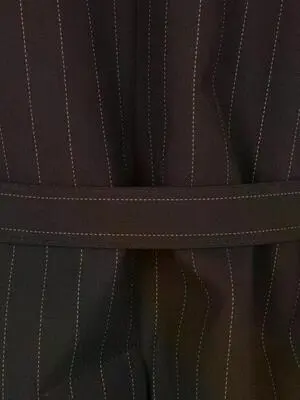 Sacai Belted Jacket - Brown