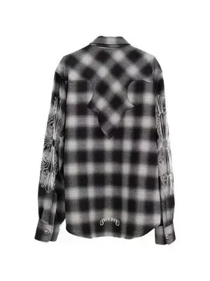 AMAL GUESSOUS Checked Shirt