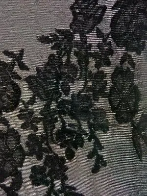 Valentino Garavani Floral Lycra Knee-high Socks - Black