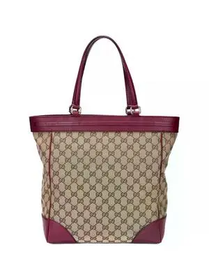 Gucci Patterned Top Handle Tote Bag
