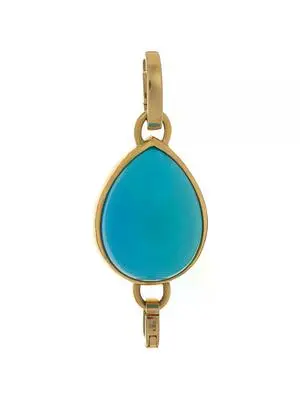 Robinson Pelham Turquoise Pear Pendant - Gold