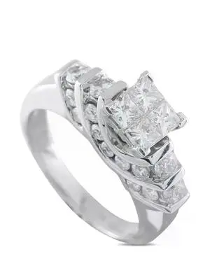LB EXCLUSIVE 14k White Gold Diamond Ring