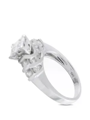 LB EXCLUSIVE 14k White Gold Diamond Ring