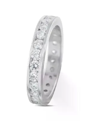 LB EXCLUSIVE Platinum And Diamond Eternity Band Ring