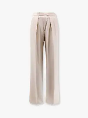 TOM FORD Wool, Cashmere And Silk Trousers - Beige