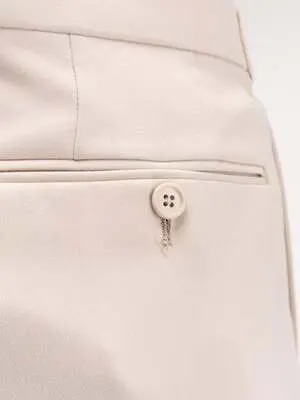 TOM FORD Wool, Cashmere And Silk Trousers - Beige