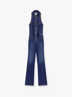 Elisabetta Franchi Denim Jumpsuit - Blue