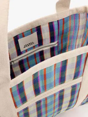 Isabel Marant Étoile Darwen Nylon Shoulder Bag With Striped Pattern