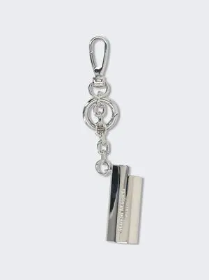 MAISON MARGIELA Keyring Lighter Case - Silver