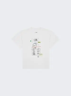 MAISON MARGIELA Library Stamp Tee Off - White