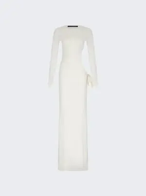 Zeynep Arçay Bow Maxi Jersey Dress