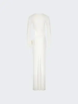 Zeynep Arçay Bow Maxi Jersey Dress