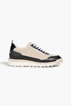 Thom Browne Trimmed Sneakers For Men