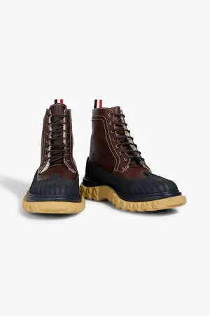 Thom Browne Leather Hiking Boots