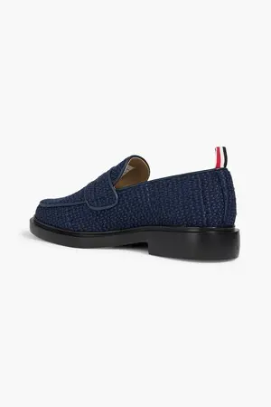 Thom Browne Tweed Penny Loafers