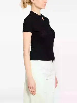 Balenciaga Embroidered Short-sleeves Shirt - Black