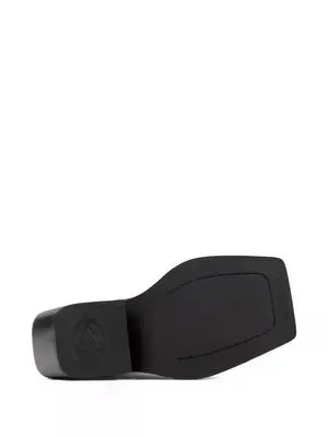Camper Embossed Square Toe Boots