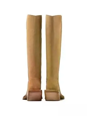 Camper Square Toe Suede Boots - Neutrals