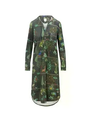 PIP STUDIO Floral Print Nightdress - Green